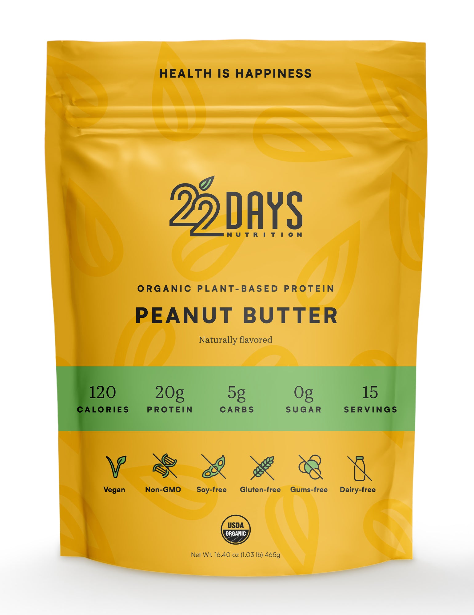 Organic Vegan Peanut Butter Protein Powder | 22 Days – 22 Days Nutrition
